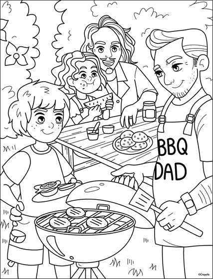 Bbq Coloring Pages