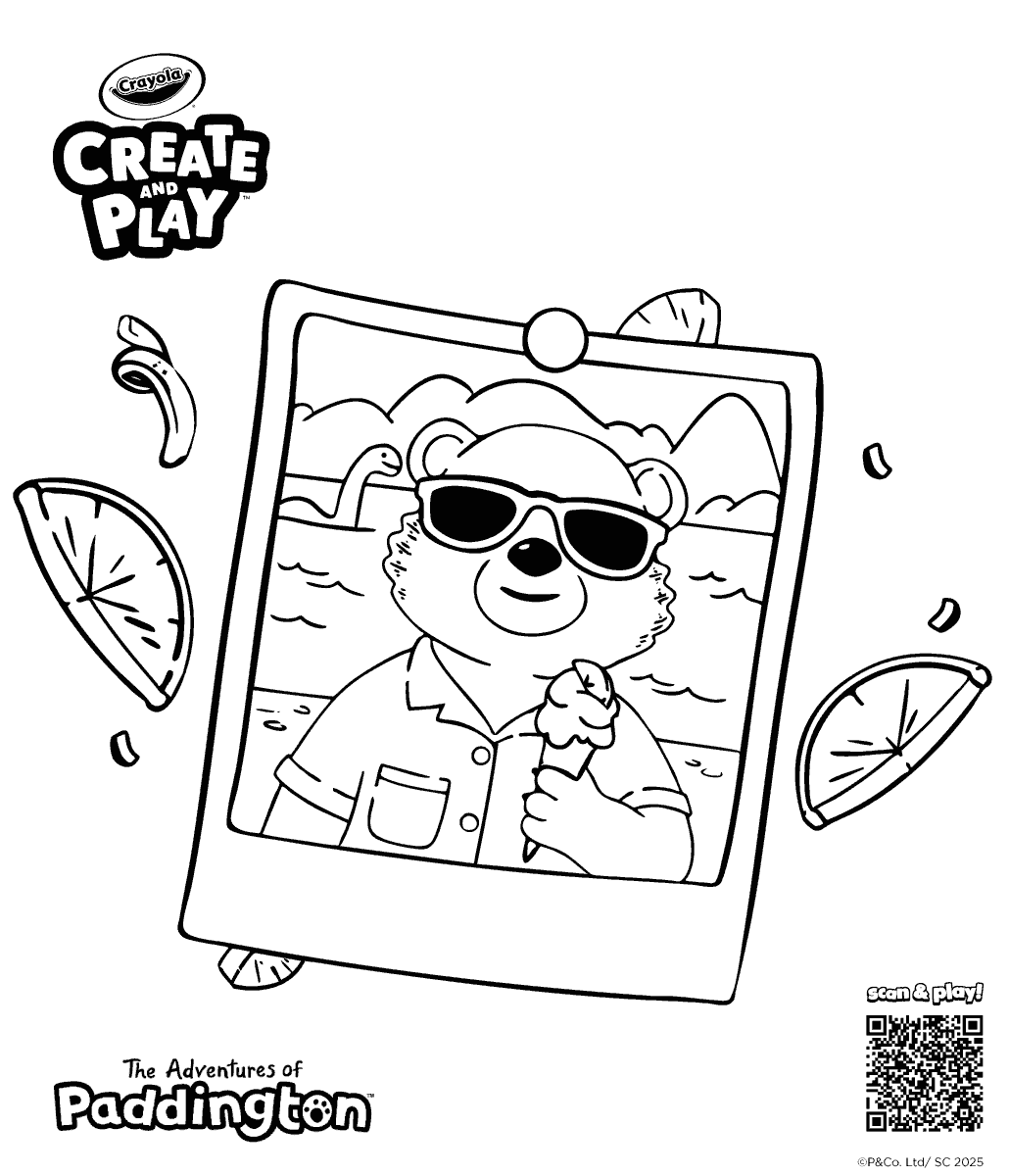 Create and Play's Paddington in Loch Ness Free Printable Coloring Page Create and Play's Paddington in Loch Ness Free Printable Coloring Page