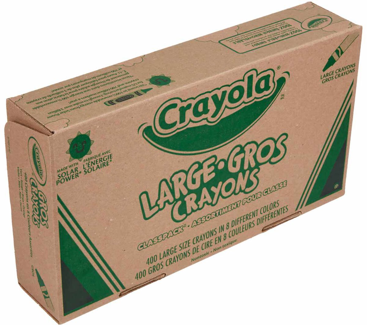 Large Crayon Classpack, 400 Count Bulk Crayons