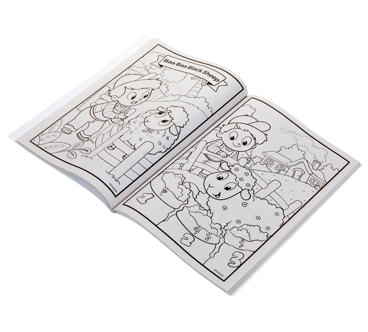 Nursery Rhymes Coloring Book with Stickers