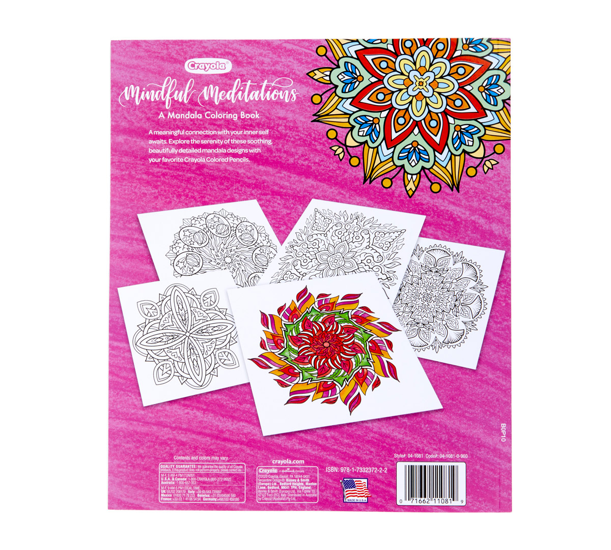 Mandala Coloring Book, 40 Coloring Pages