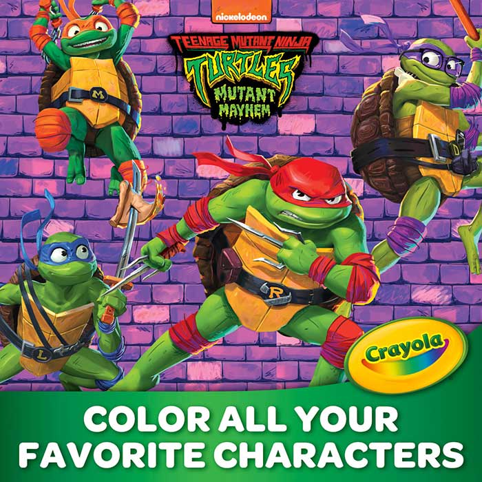 tales of the teenage mutant ninja turtles coloring book