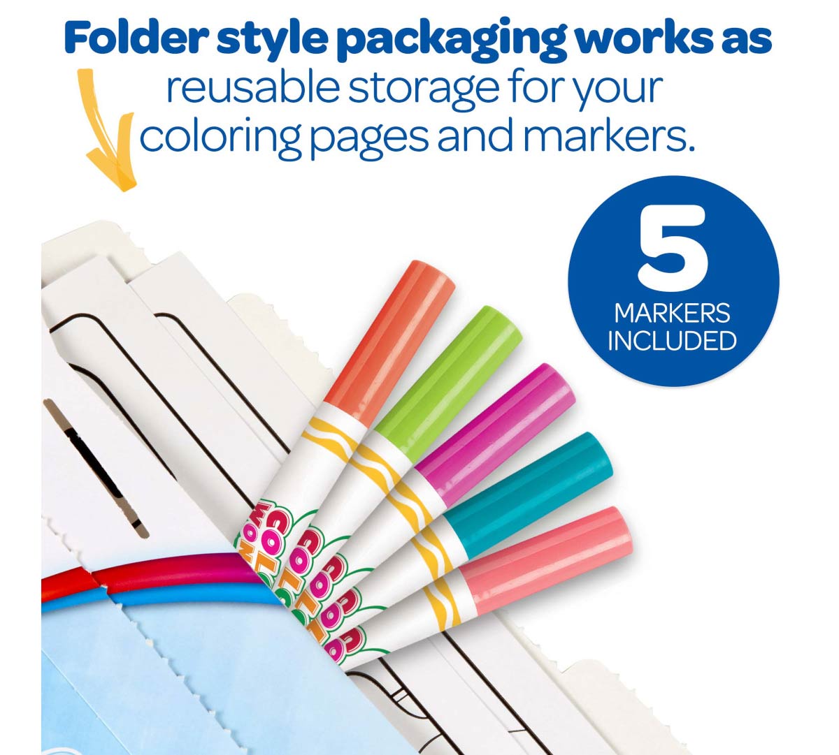 Color Wonder Dinosaur Coloring Pages & Markers