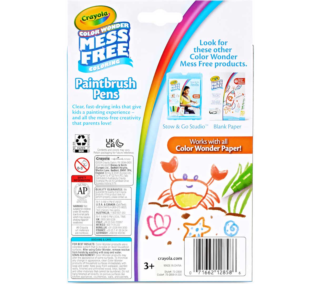 Color Wonder Mess Free Paintbrush Pens for Kids