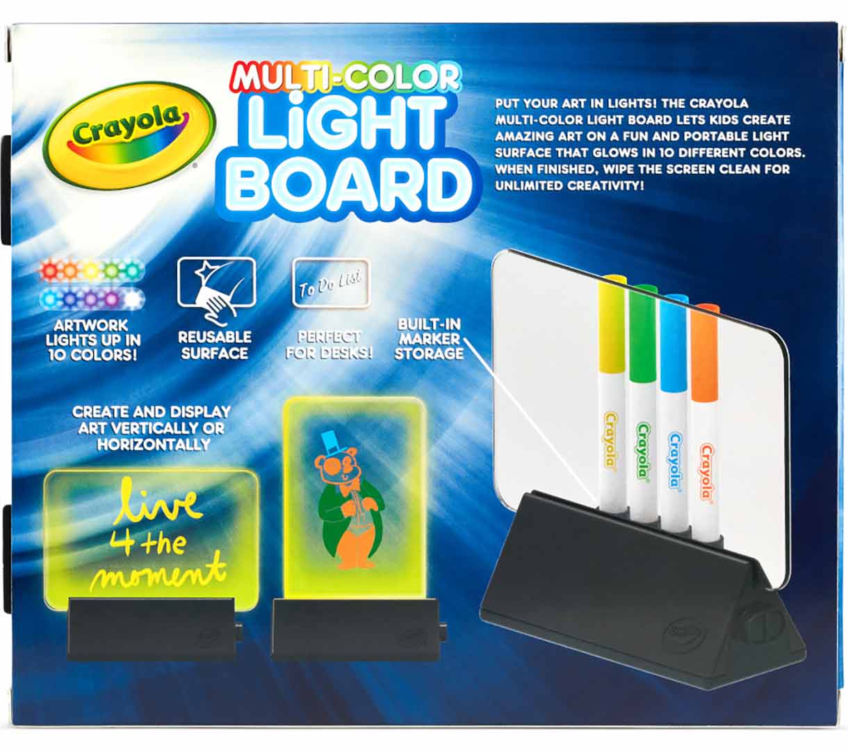 Crayola Multi-Color Light Board Desk Toy